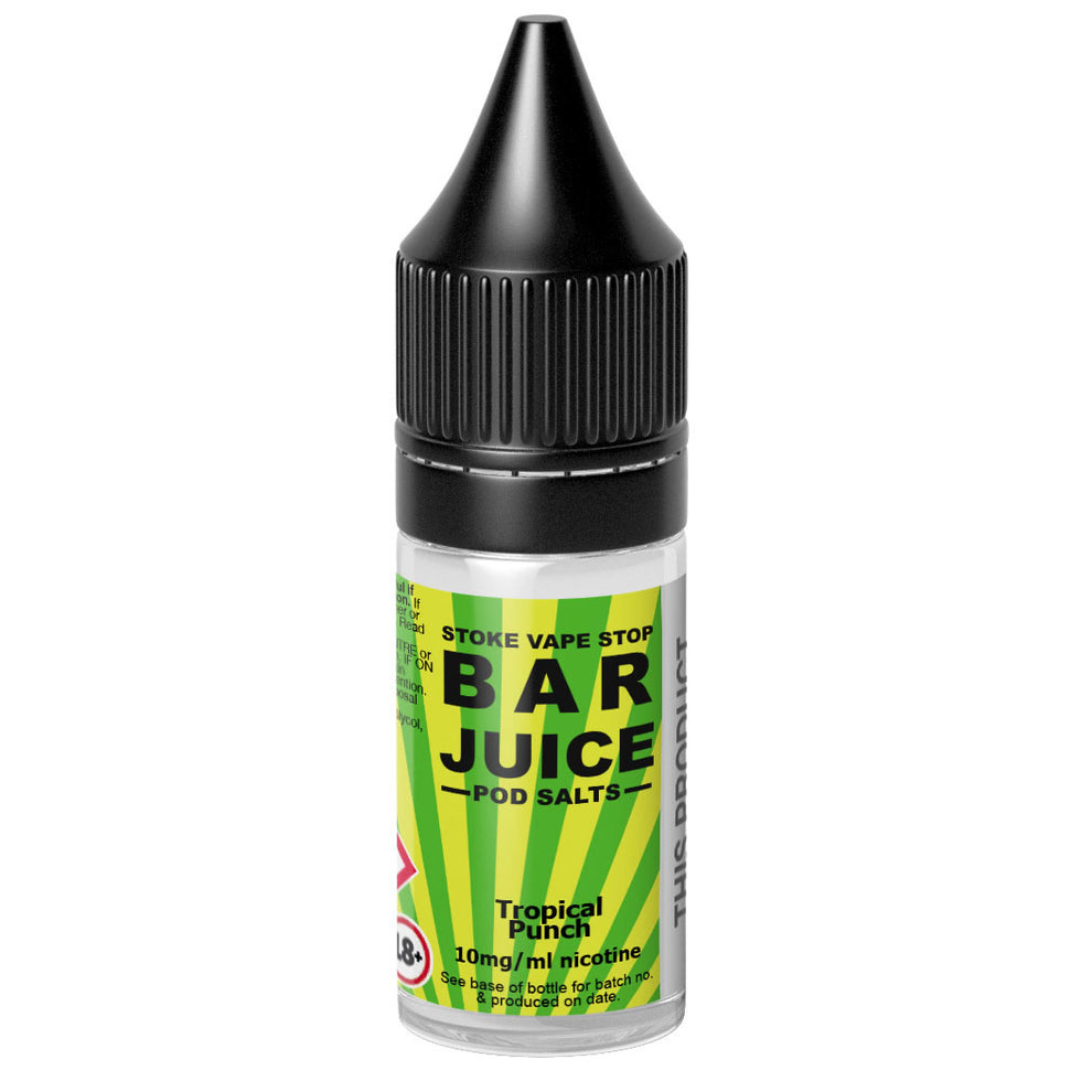 Tropical Punch - BAR JUICE STOKE VAPE STOP Nic Salt - 10ml – Stoke Vape ...
